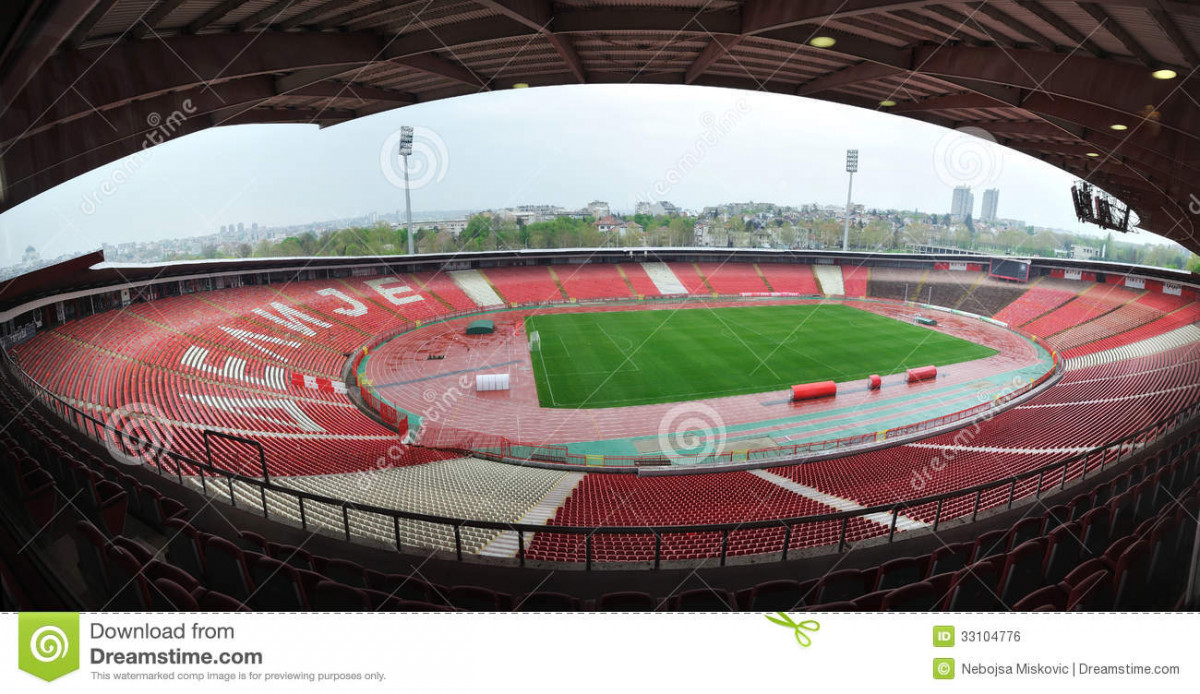 Avversaria Napoli - Stella Rossa, lo stadio Rajko Mitic di Belgrado ...
